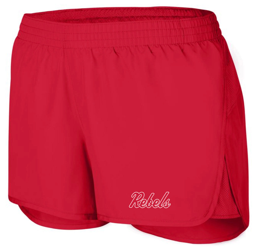 Girls Shorts with Script Rebels – Bandwagon Sports
