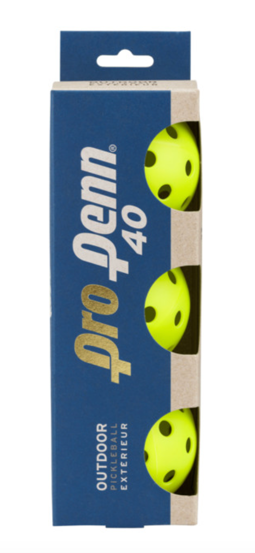 Pro Penn 40 Outdoor 3 Pack Pickleballs – Bandwagon Sports