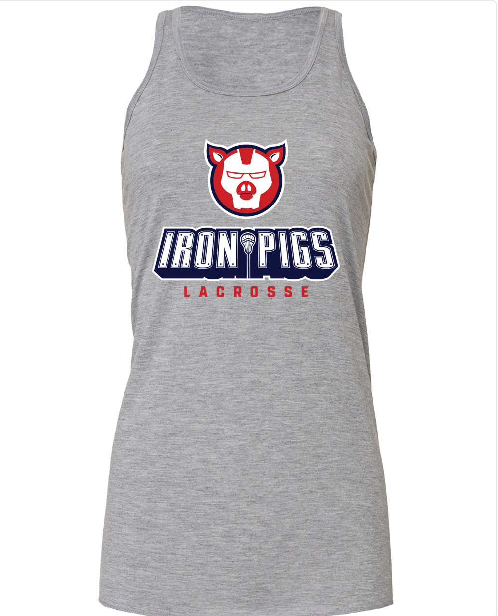 Iron Pigs Womens Tank Grey – Bandwagon Sports